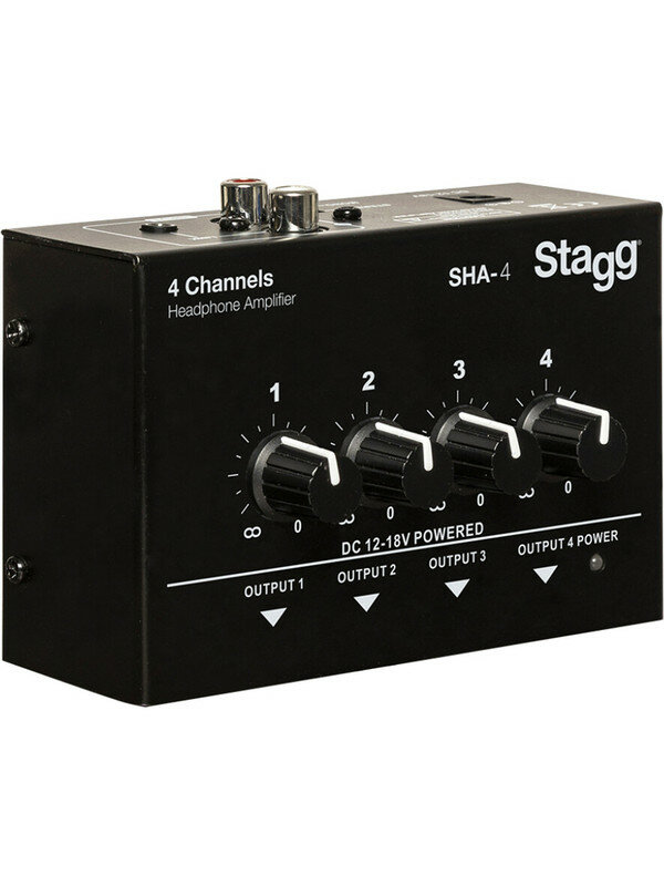 Студийный усилитель для наушников STAGG SHA-4