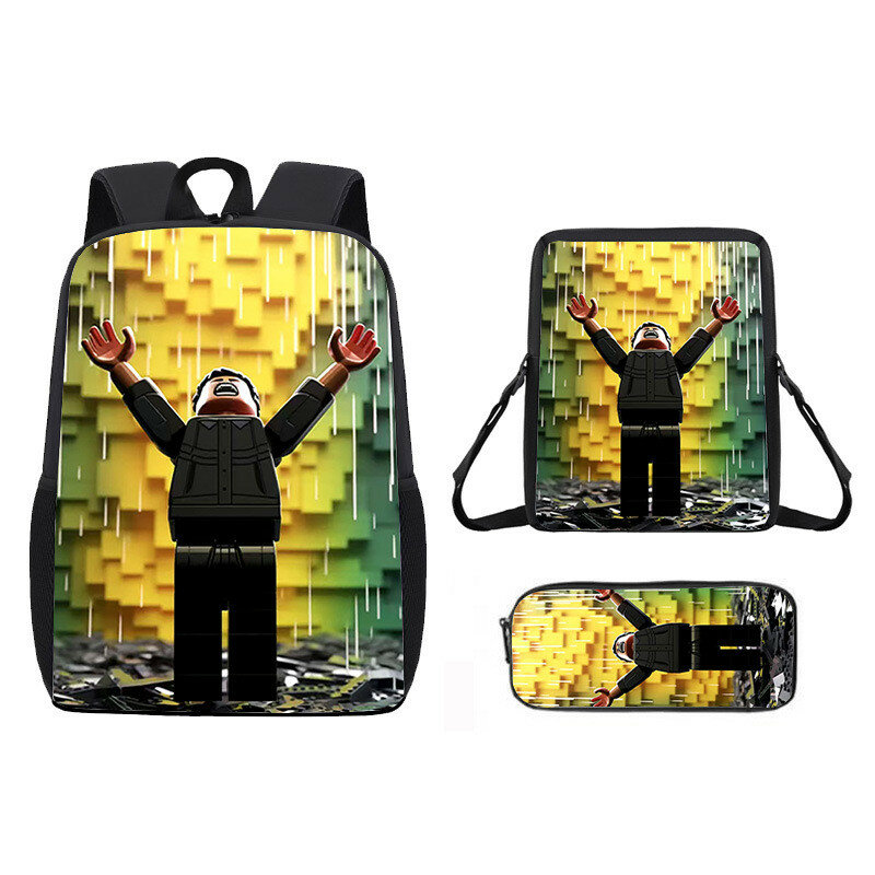 Рюкзак мультяшный с комфортными воздушными подушками ремнями и большим объемом для студентов размер 30