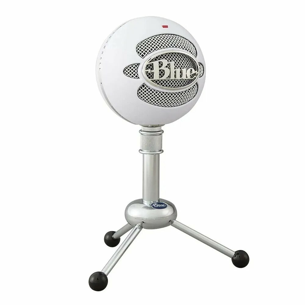 Logitech Микрофон студийный Blue Snowball, белый