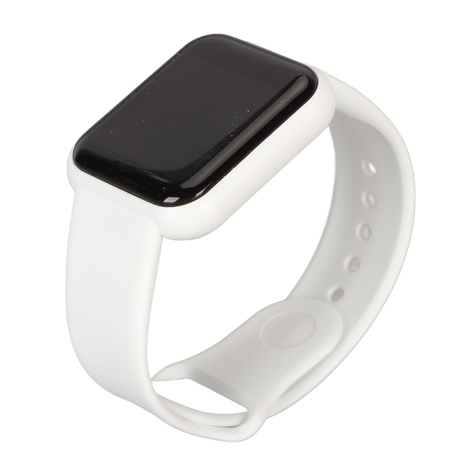 1.4inch Smart Watch 150mAh Step Counter Alarm Incoming Message Alert Sports Mode Waterproof Fitness Watch for IOS 9.0 for Android 5.0 Smartphone White