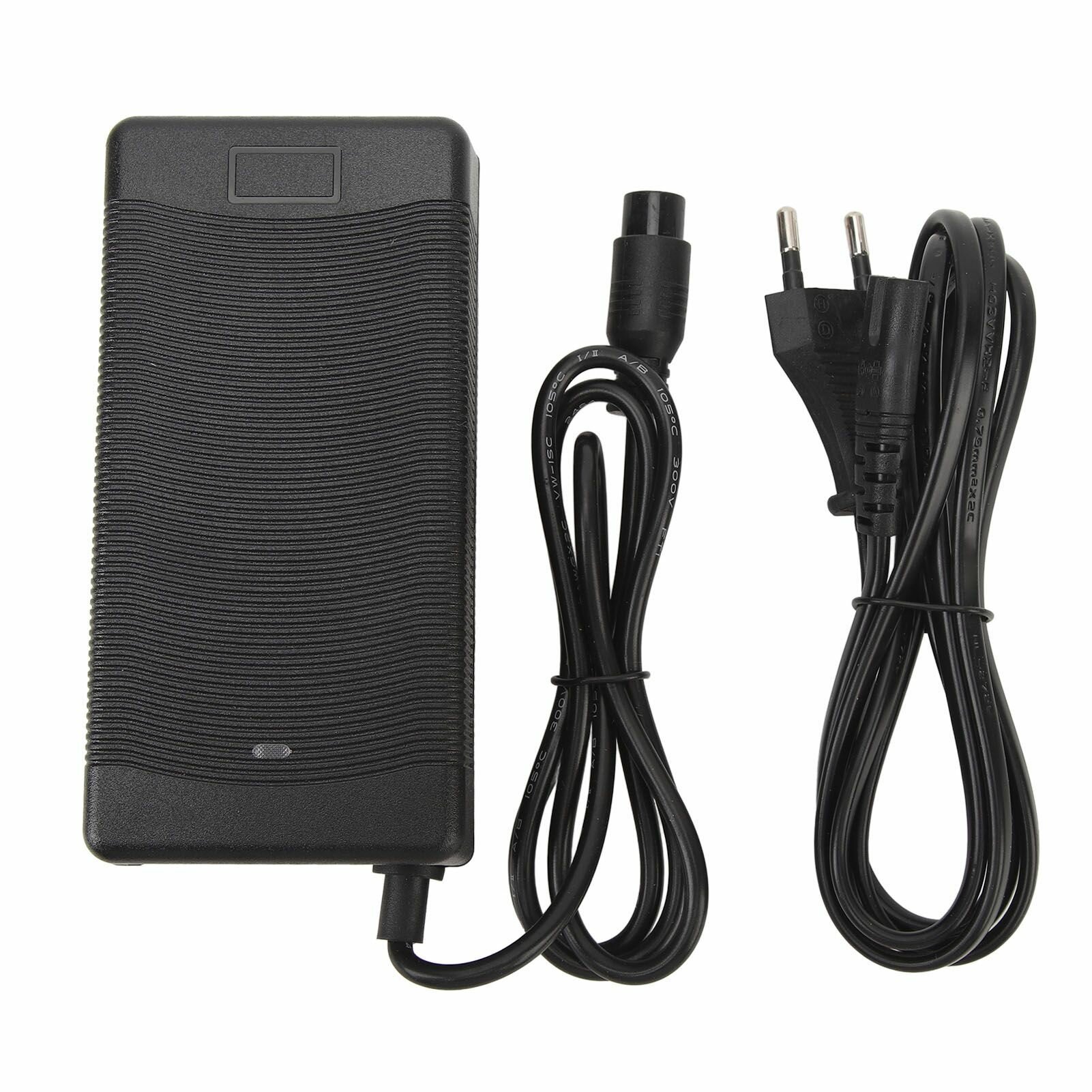 Зарядное 48V 2A с защитой, 3-зубцовая вилка для KUGOO M4