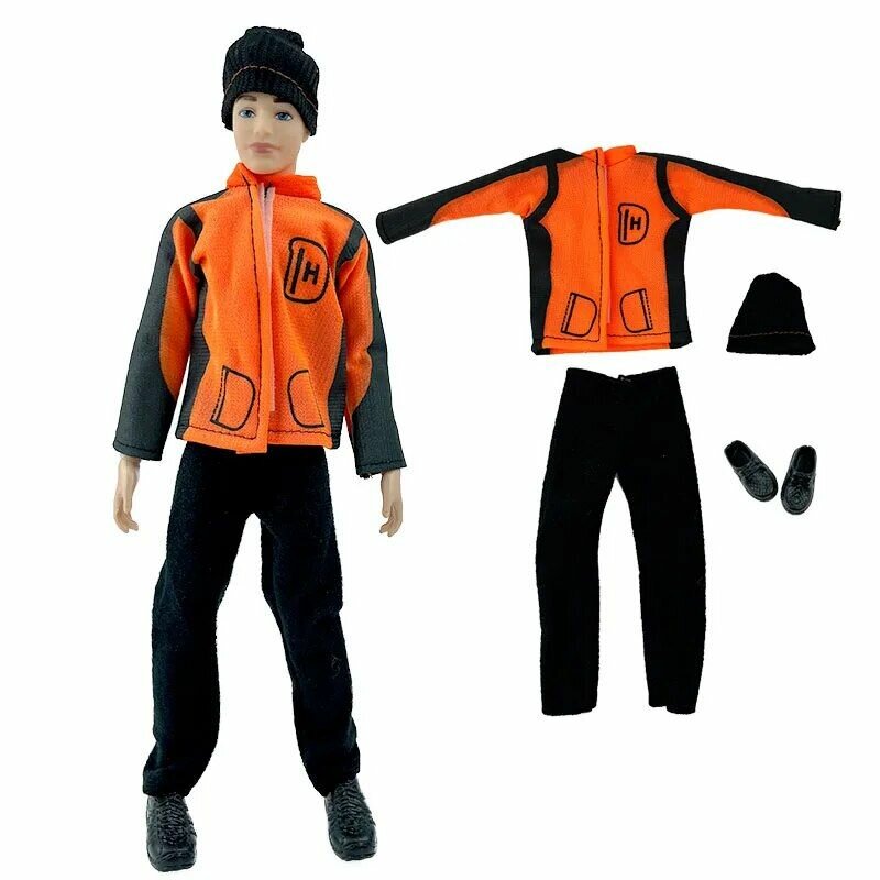 Комплект лыжной одежды в нескольких стилях для куклы мальчика Кена