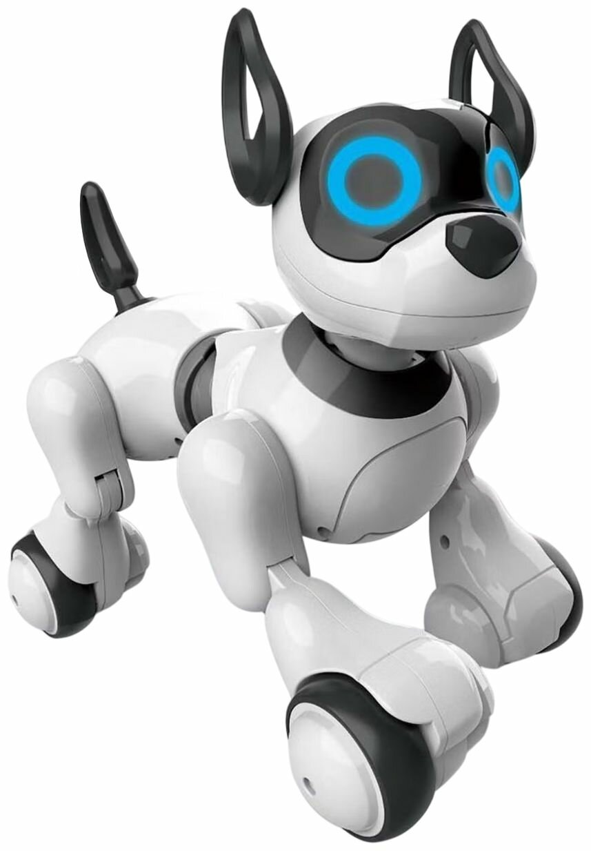 Робот радиоуправляемый "Koddy" IQ BOT, робот-собака игрушечная со звуковыми и световыми эффектами, игрушка на пульте управления, развивающая интерактивная игрушка для малышей, на аккумуляторе