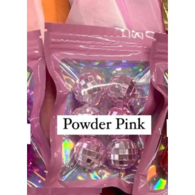 Мини-диско-шары для торта HGDTFF Розовый, C