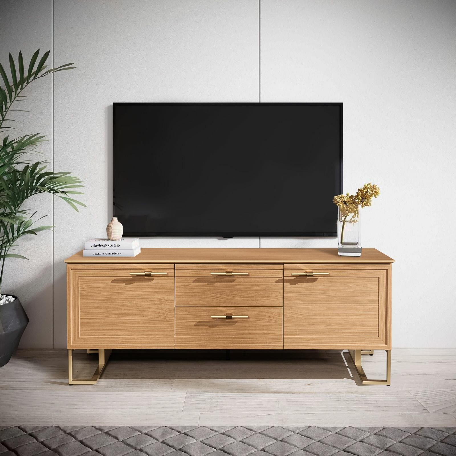 Комод ТВ Dana Palmari P6170 на 1500 мм на металлических ножках