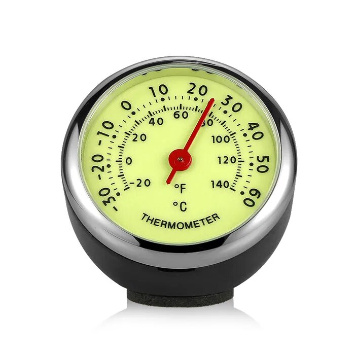 Светящиеся часы-термометр, гигрометр, автомобильная приборная панель, украшения, Thermometer