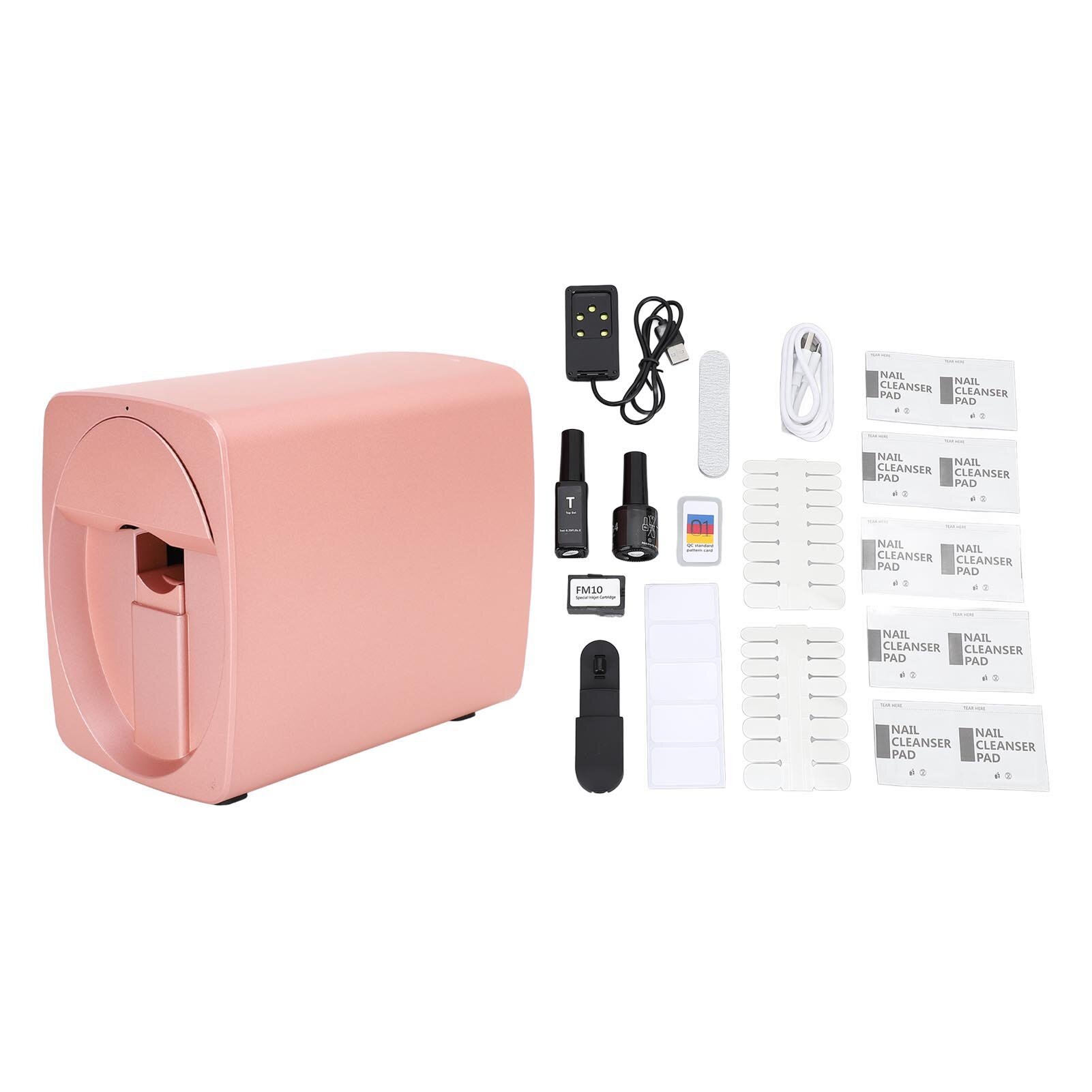 Nail Printer Smart App Управление камерой идентификация портативная DIY Nail Art Color Printing Machine для домашнего путешествия розовое золото