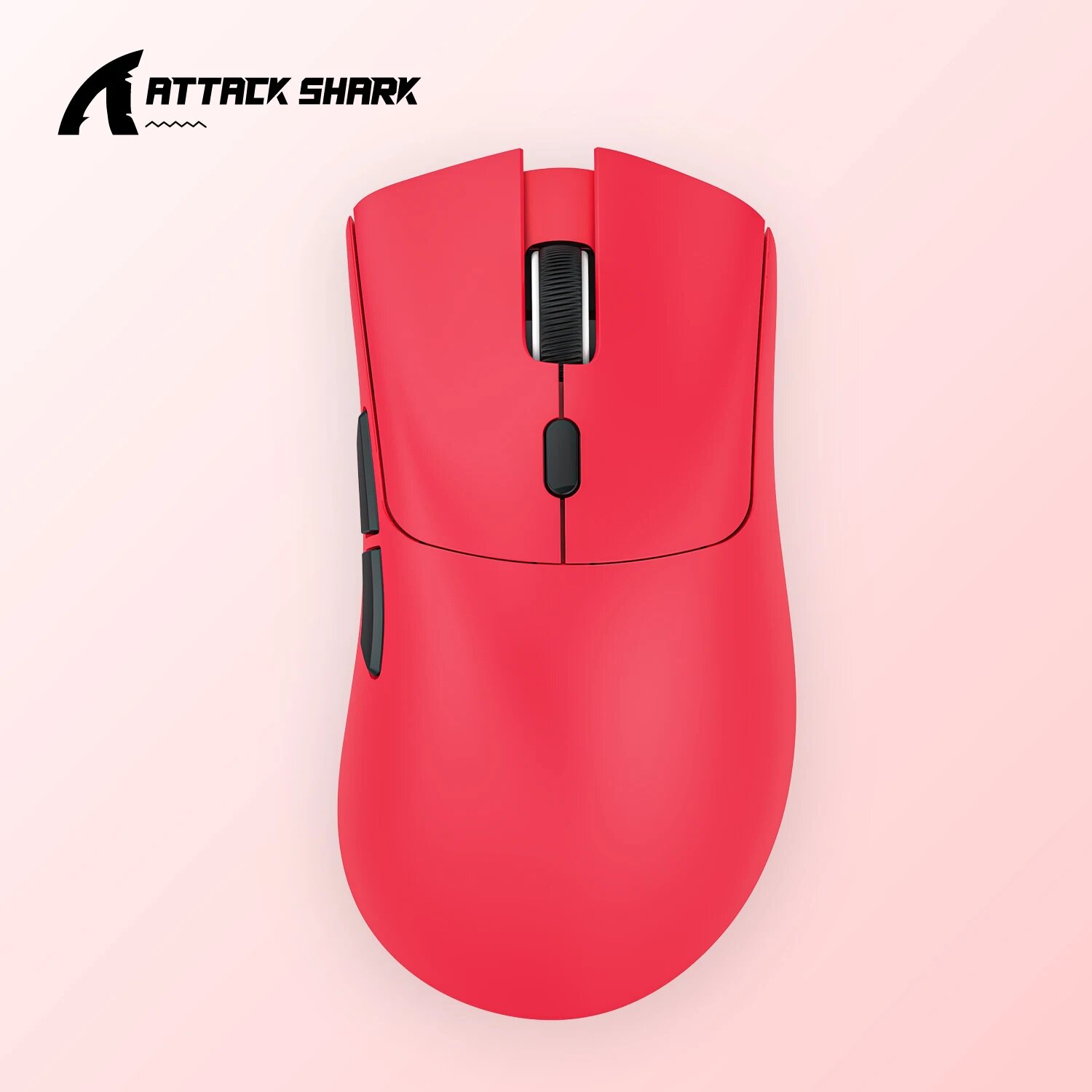 Беспроводная игровая мышь Attack Shark R1 Bluetooth Red