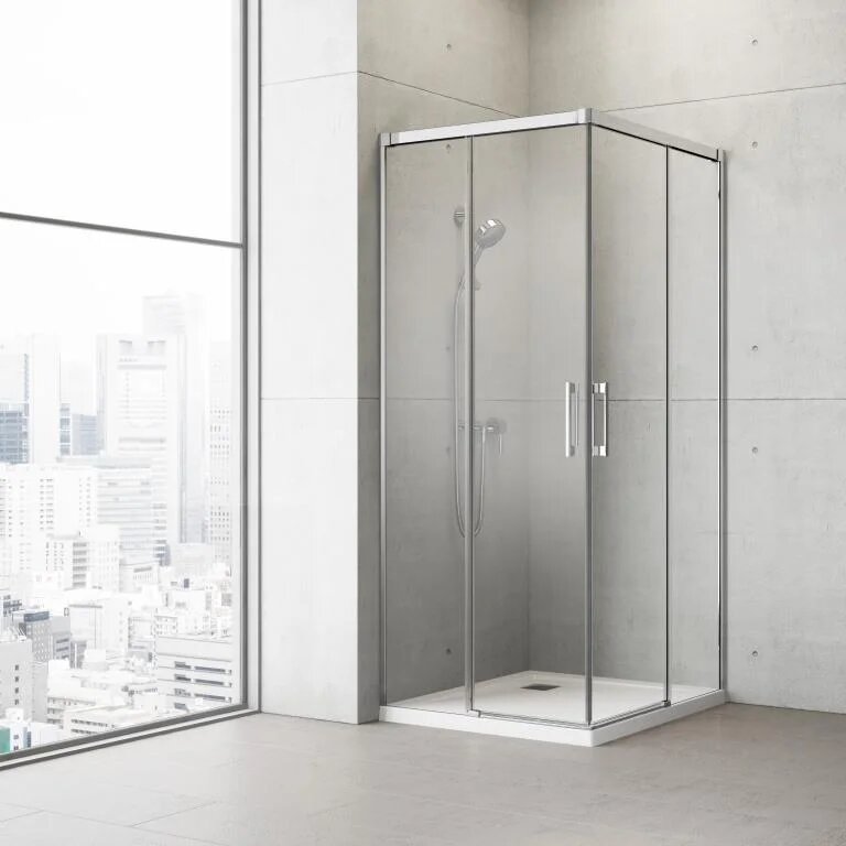 Душевой уголок Radaway Idea KDD 100 без поддона, стеклянный, 100x100, раздвижной, польский