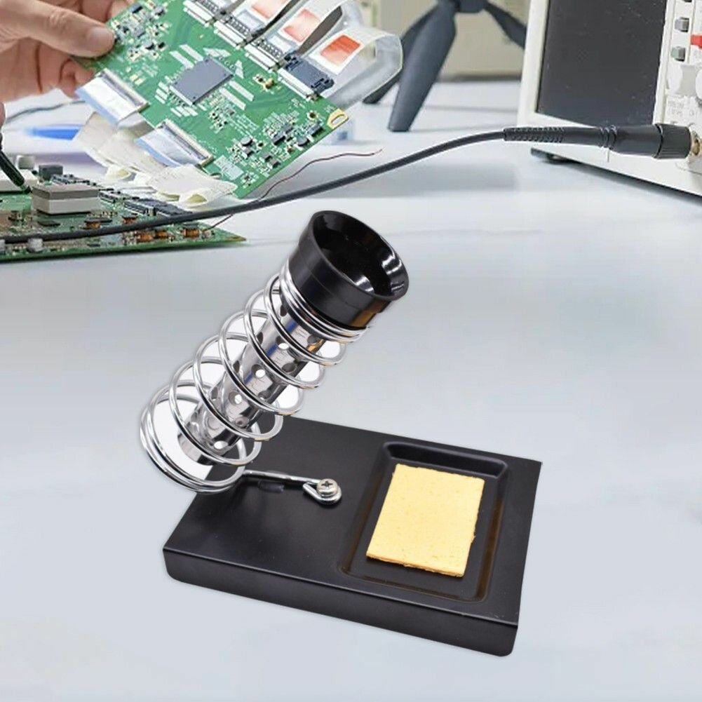 Держатель Подставки Для Электрического Паяльника Металлическая Подставка Для Паяльника С Губкой