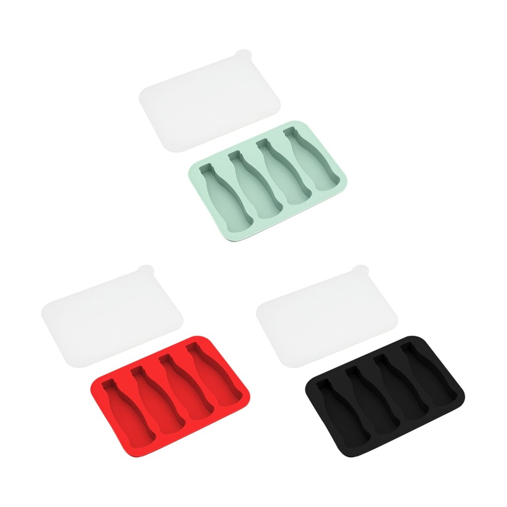 Силиконовый кубики льда лоток 3D формы бутылки формы для творческого