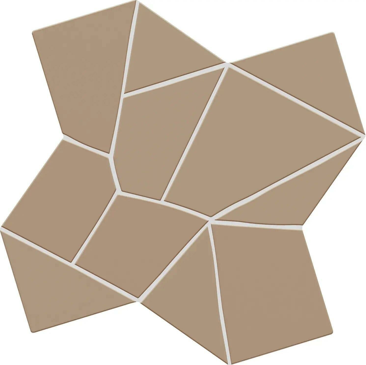 Керамогранит WOW Trencadis 134261 25x25 Матовая Коричневый, для ванной комнаты, для кухни