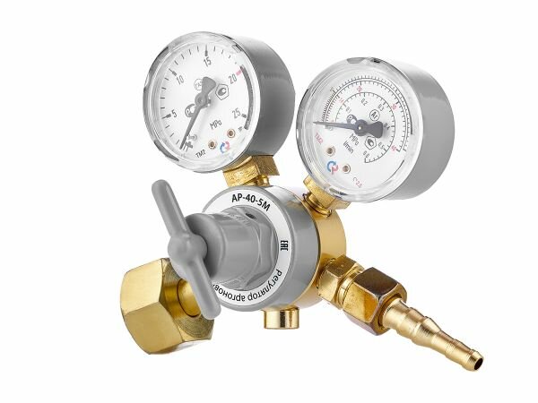 Регулятор аргоновый Сварог АР-40-5М (ArR-137A-FG), манометр с поверкой, Сварог