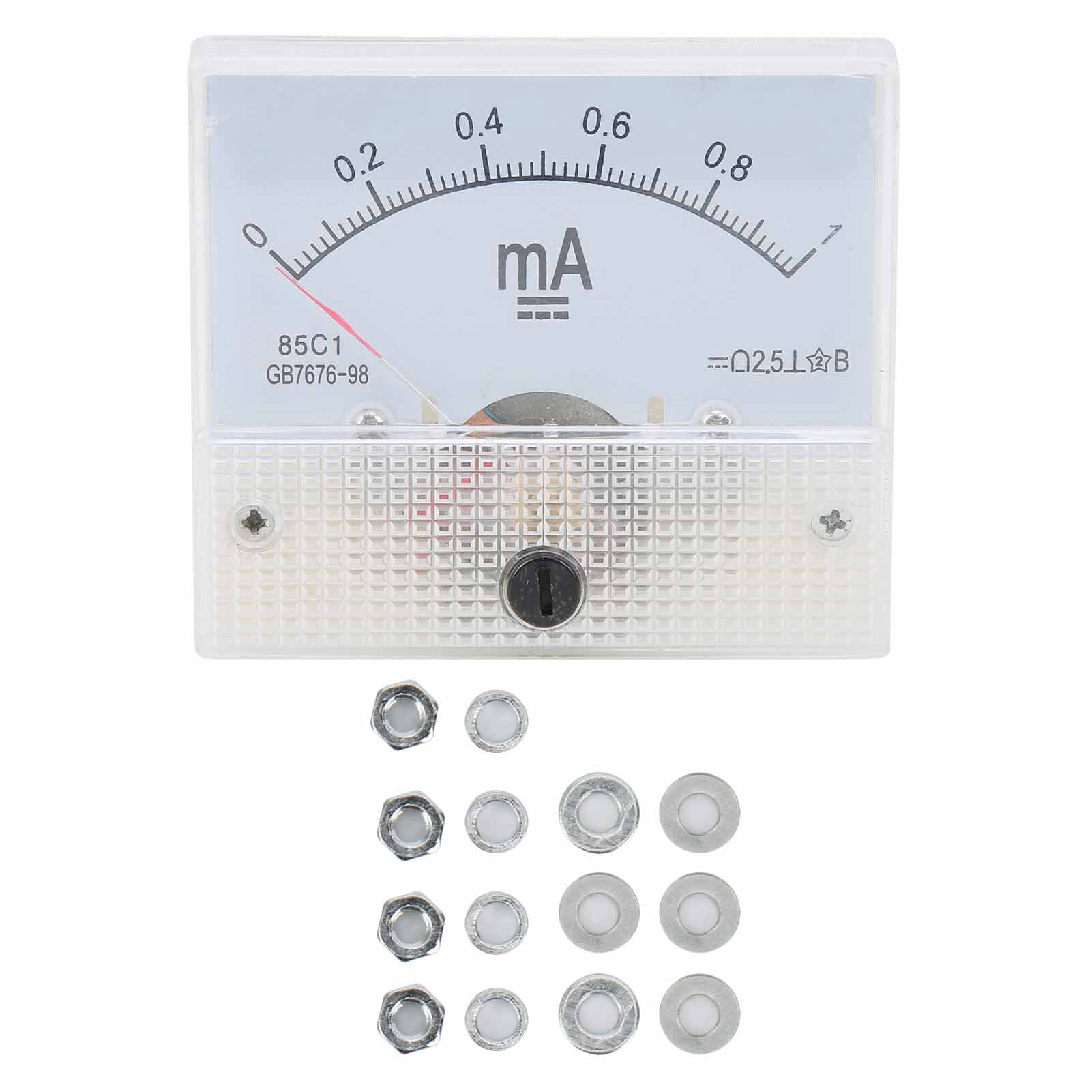 85C1 DC 0 ~ 1MA стрелочный амперметр постоянного тока измерительный прибор стрелочный амперметр постоянного тока