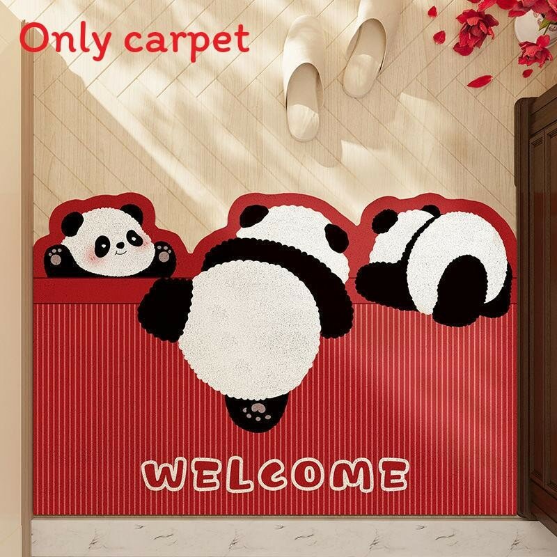 Panda напольное покрытие с нескользящей основой для коридора и домашнего декора panda a 40x60 см
