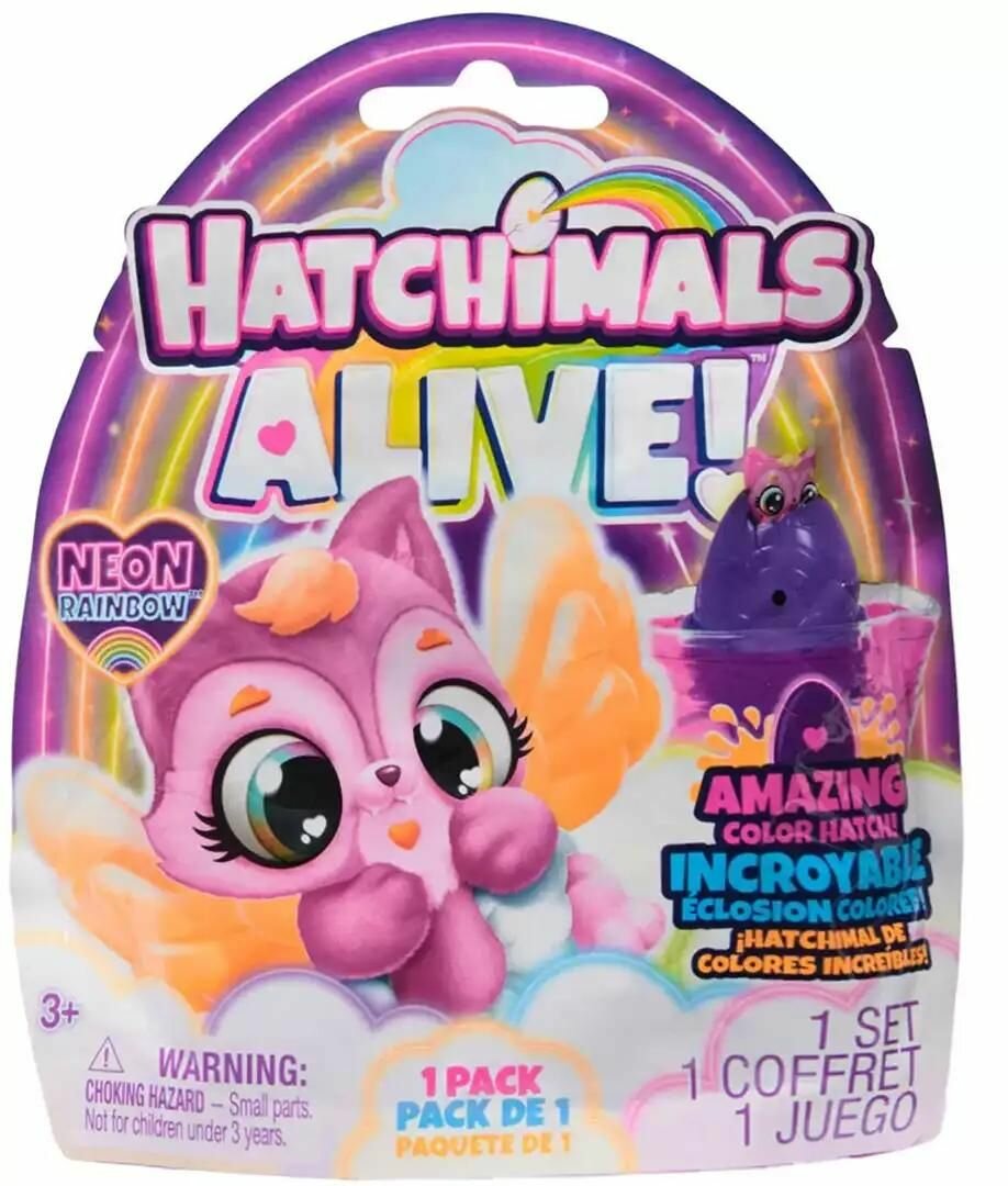 Фигурка-сюрприз КНР мини, в яйце, неоновая коллекция