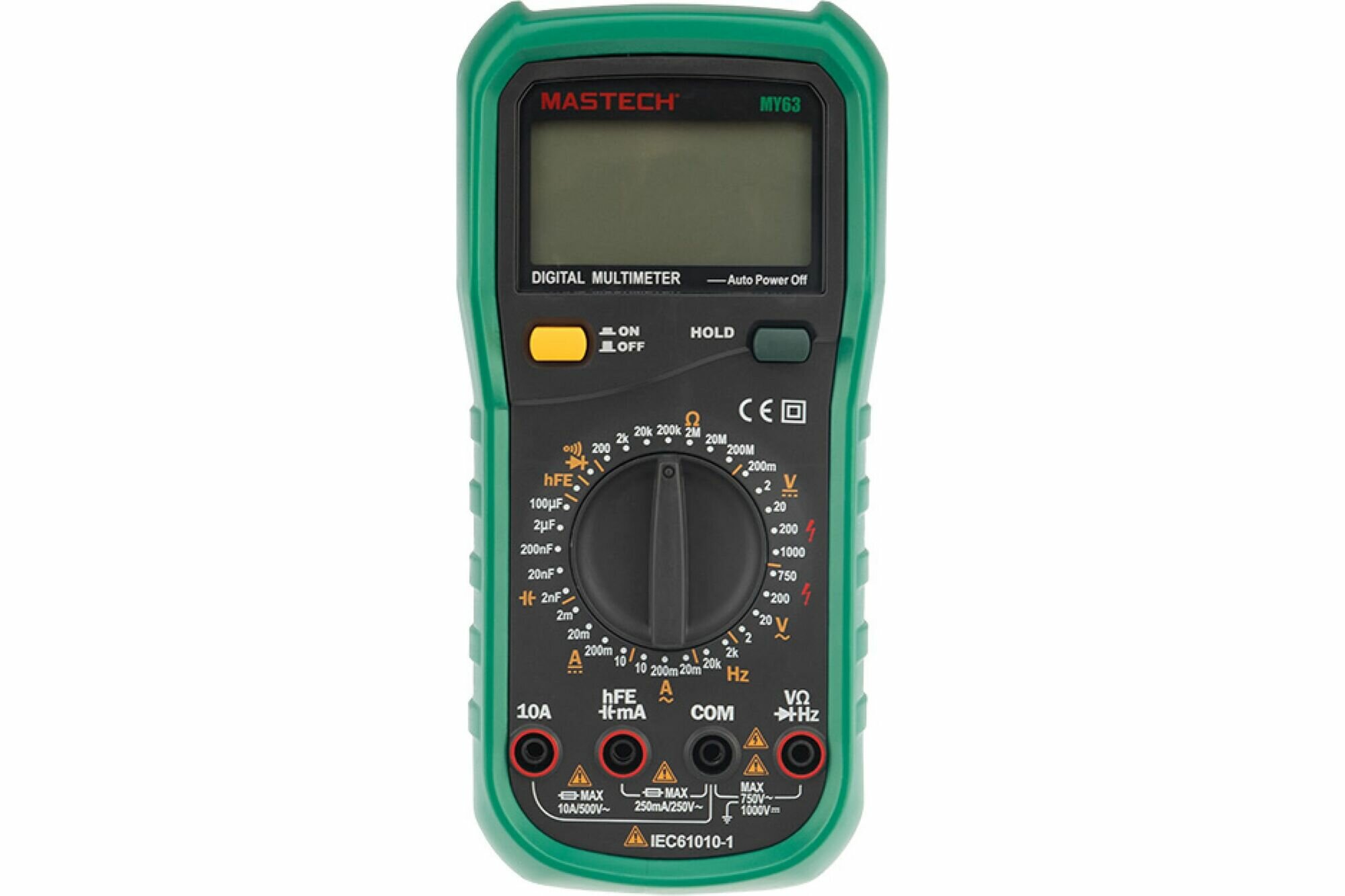 Мультиметр цифровой Mastech MY63, многофункциональный измерительный прибор