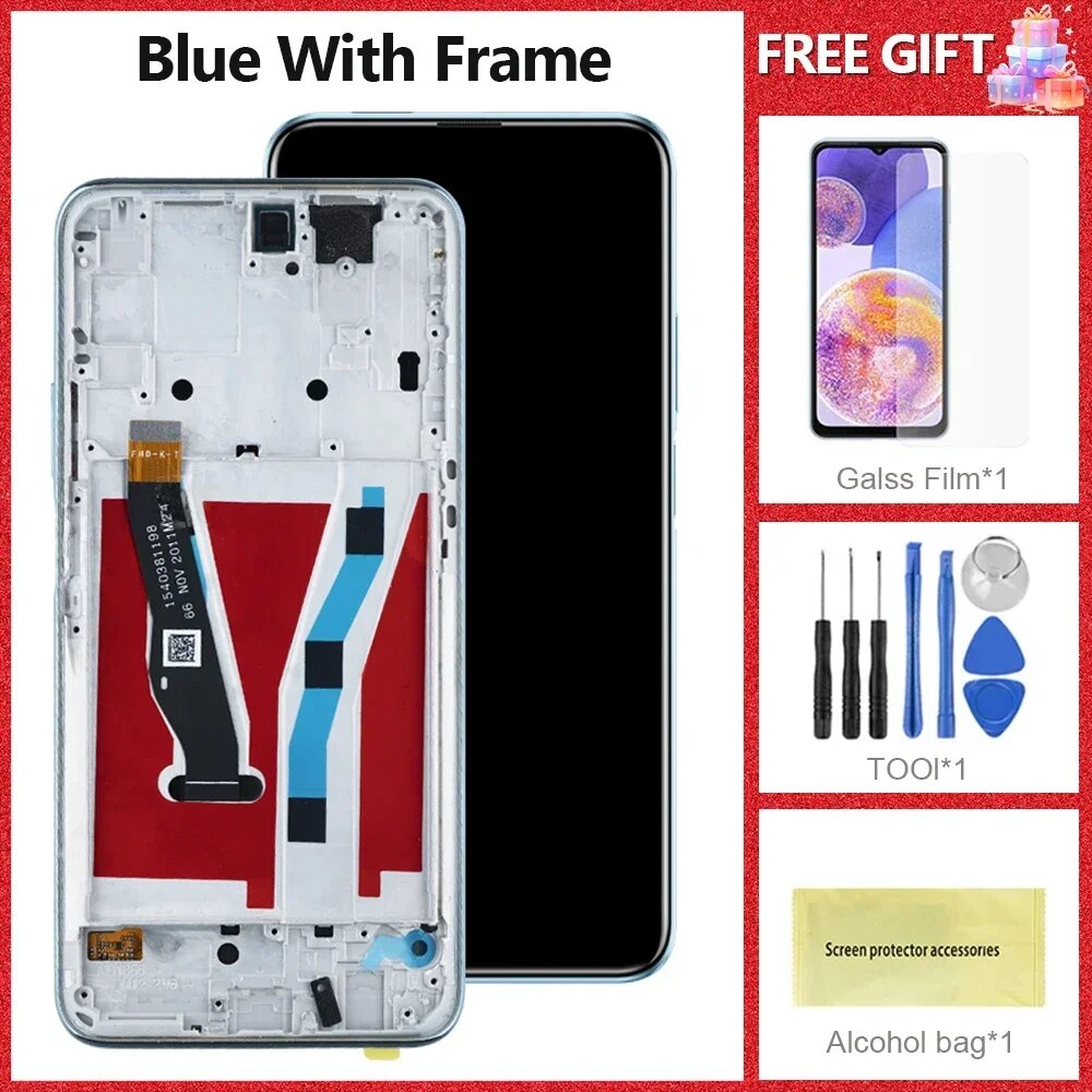 6,59 'для HUAWEI Y9S для P Smart Pro 2019 STK-L21 LX3 L22 ЖК-дисплей, сменный преобразователь сенсорного экрана в сборе