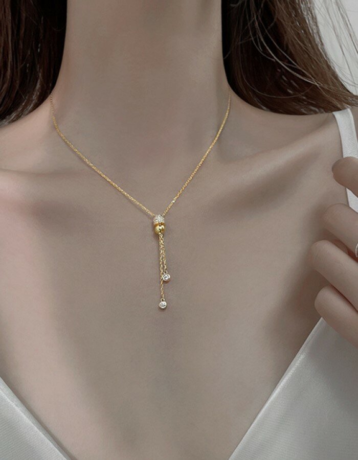 Колье, циркон