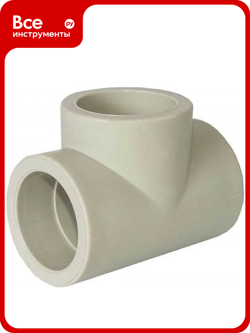 Переходной тройник TEBO PPR 25x20x25 серый 031043206