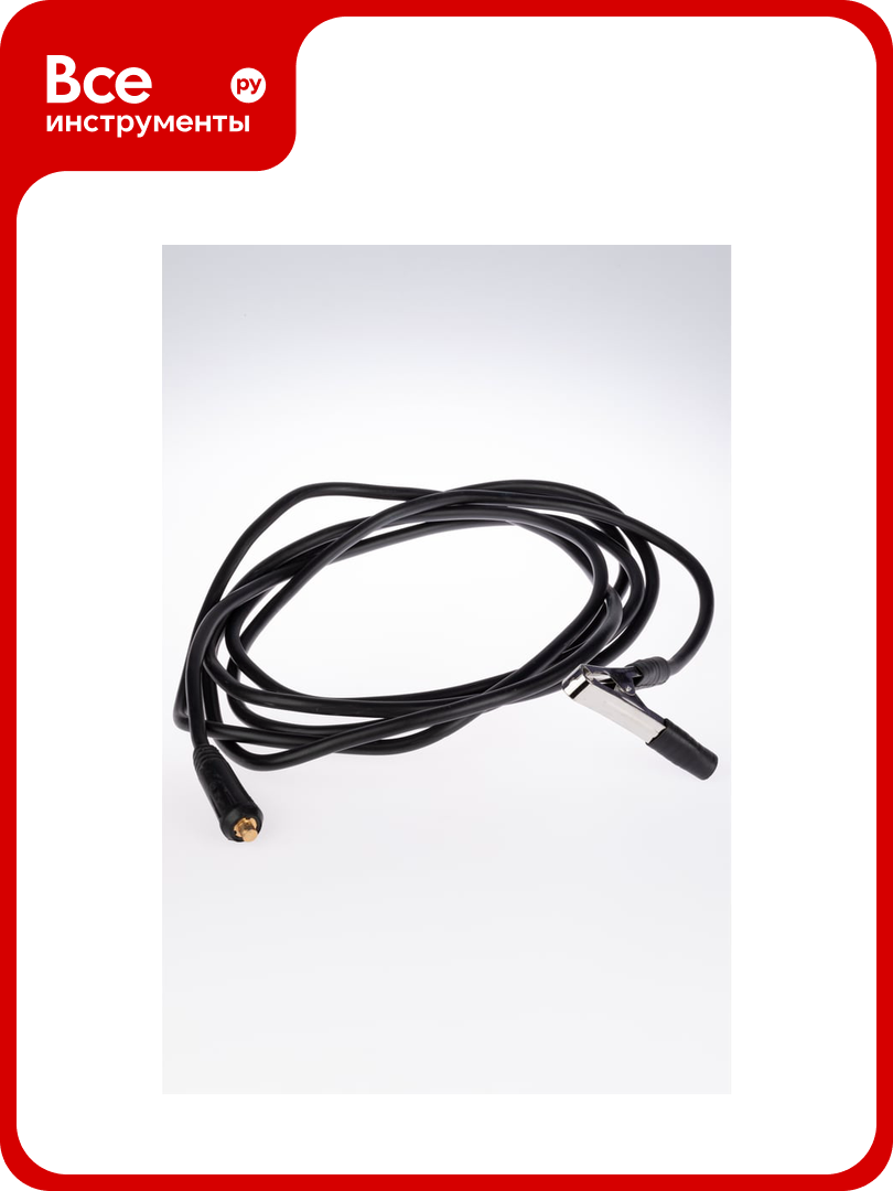 Кабель заземления SteelGuard MCSGEC5М 1025 с установками, пружинный зажим, медный провод, антикоррозионное покрытие