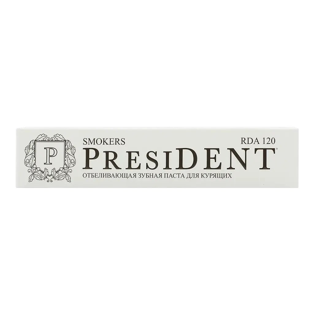 PresiDent Smokers зубная паста (120 RDA) 75 г 1 шт