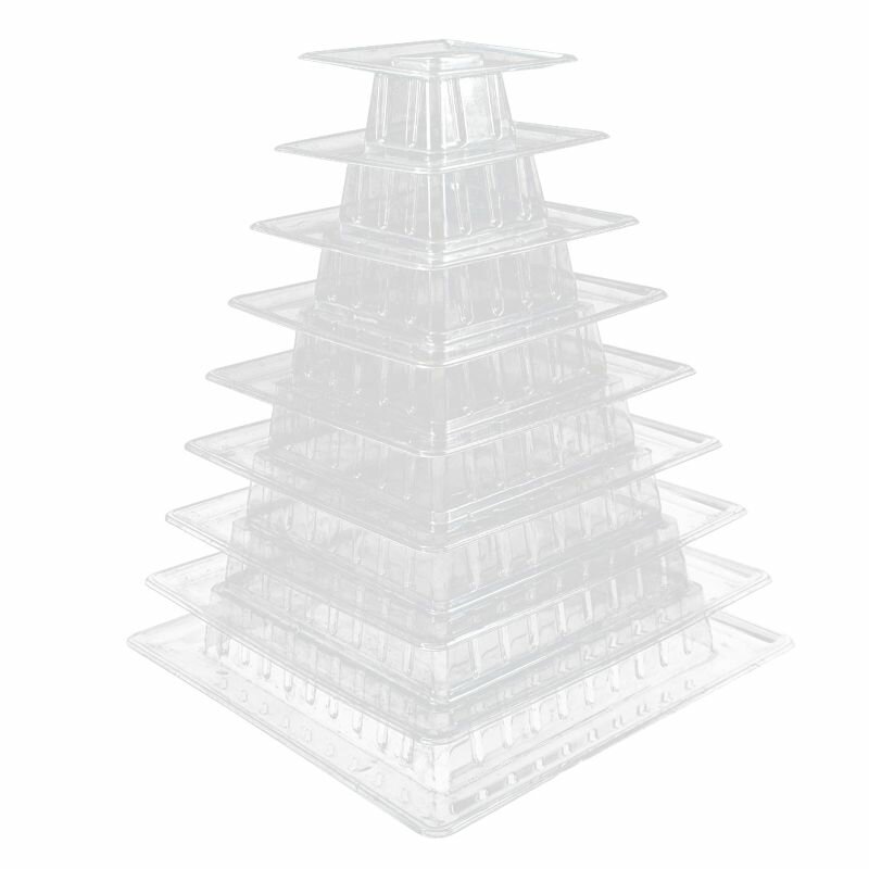 9-слойная квадратная подставка для дисплея