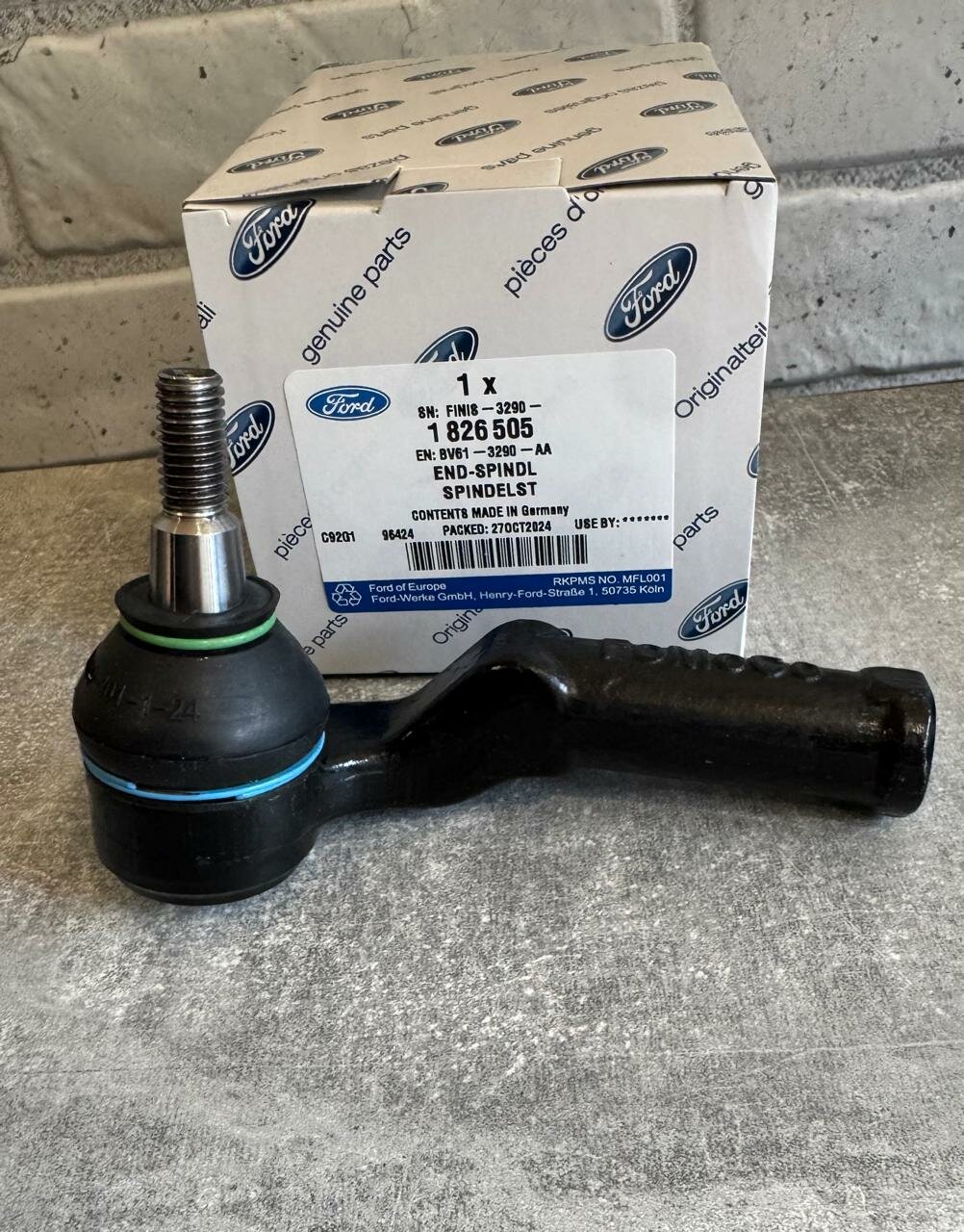 1826505 Оригинальный наконечник рулевой тяги Ford