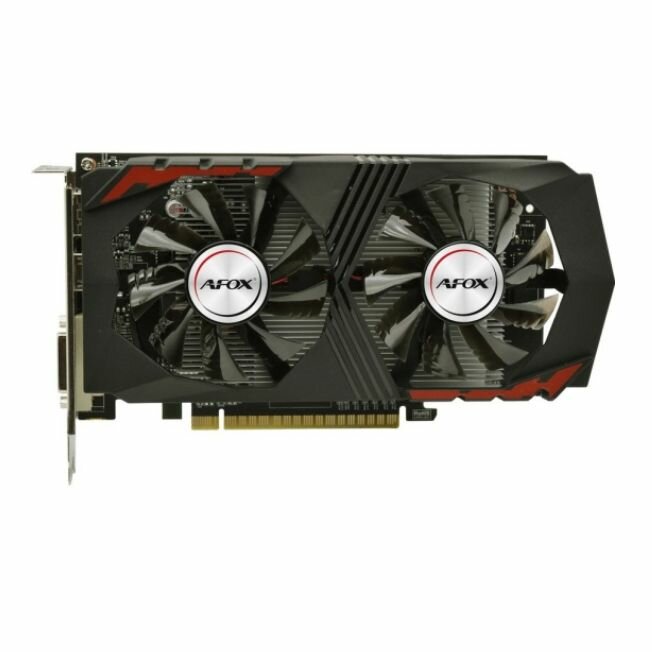 Видеокарта AFOX GeForce GTX 1050 Ti 4G (AF1050TI-4096D5H5-V4) - PCI Express 3.0/3.1 x16, 4 ГБ, GDDR5, 128 бит, DisplayPort, DVI, GPU 1291 МГц