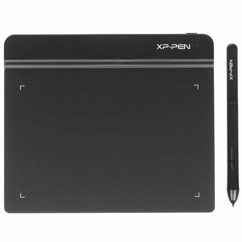 Графический планшет XPPen G-640 (StarG640) черный - проводной, ввод - перьевой, рабочая область - 152 мм х 102 мм, 5080 lpi, перо - пассивное, чувствительность - 8192 уровня, USB