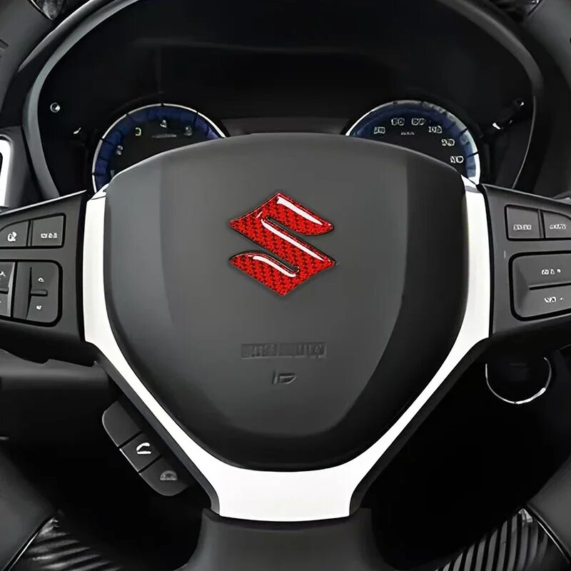 Наклейка на руль Suzuki Vitara, Swift, Alivio, Alto, Red