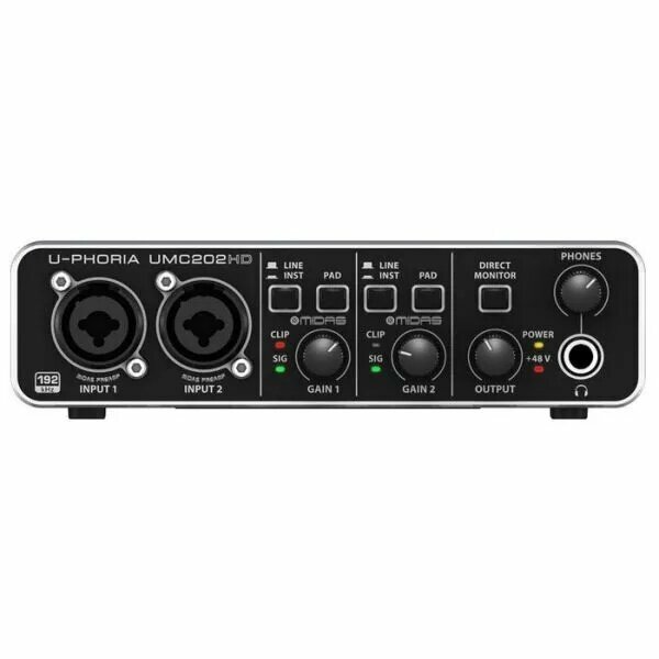 Аудиоинтерфейс Behringer UMC202HD