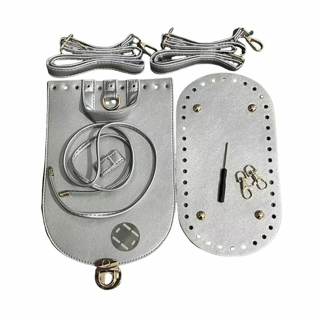 Декор для сумок и рюкзаков, тканый материал рюкзака своими руками-серебристый