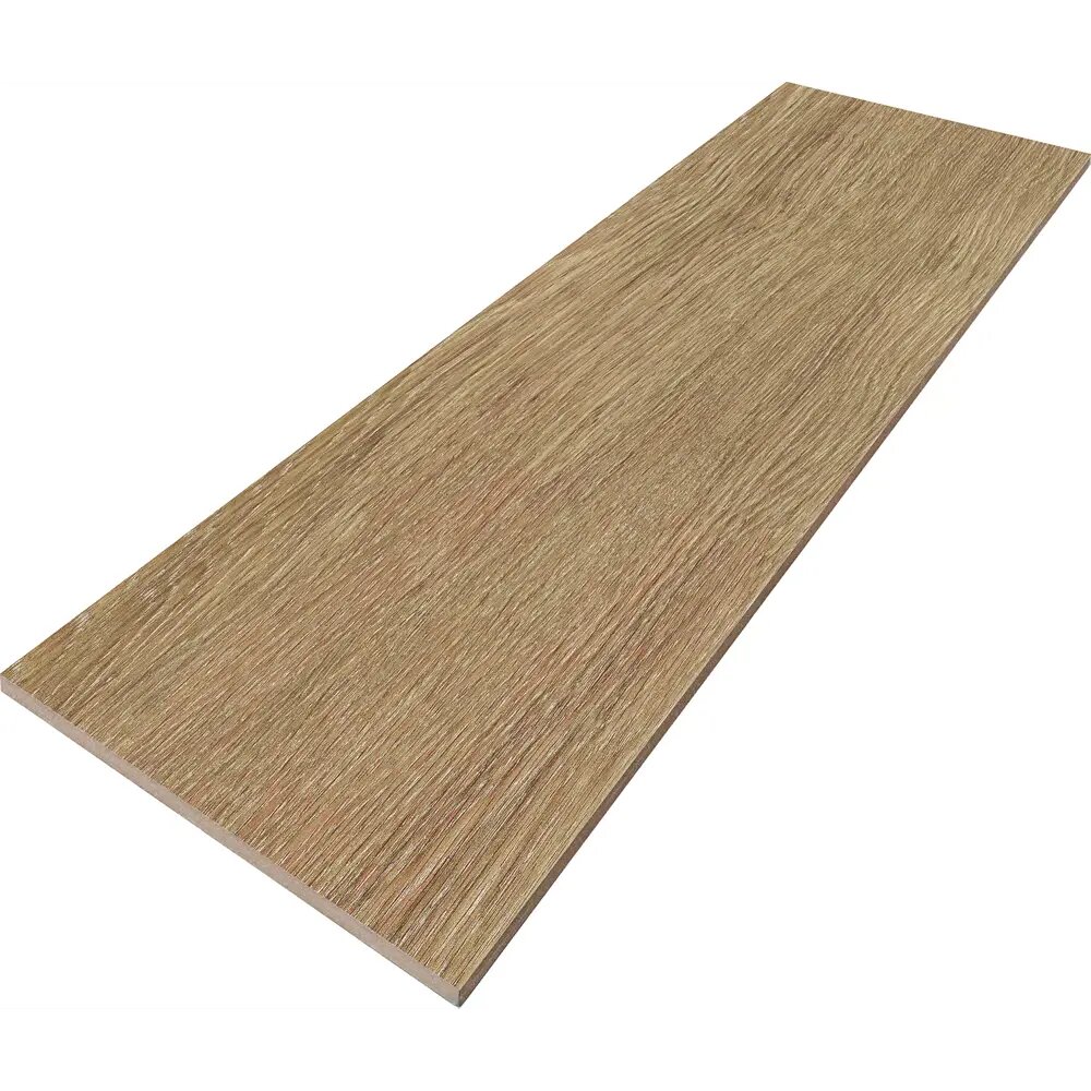 ЛБ керамикс Джотто керамогранит глазурованный матовый 603х199х8,5мм (8шт.) (0.96м²) светло-коричневый / LB CERAMICS