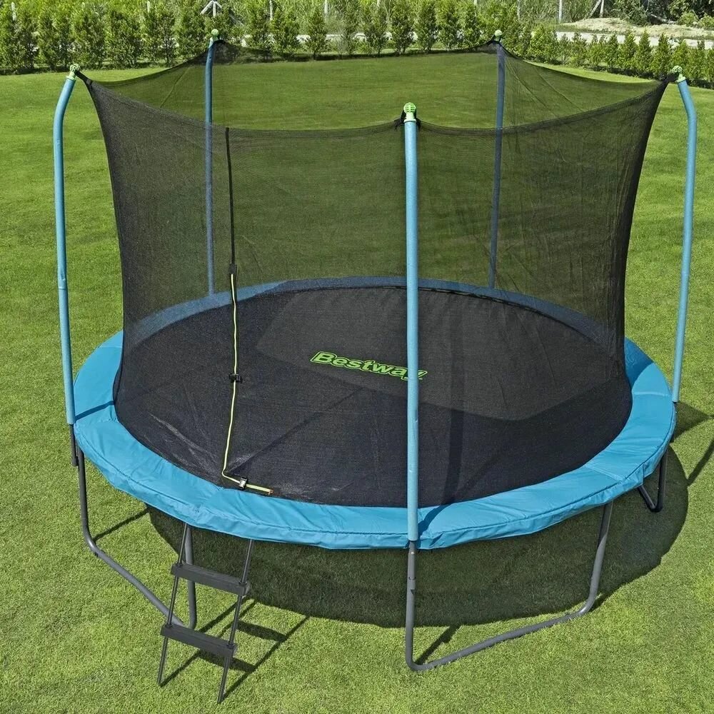 Батут детский Bestway 59104 Xtreme Air Trampoline, 366*278 см, до 100 кг, от 6 лет