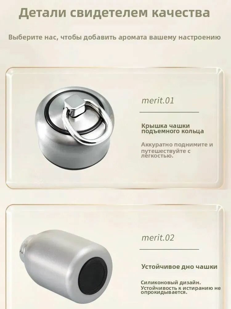 Миниатюрная термобутылка для воды из нержавеющей стали 304, симпатичный и миниатюрный дизайн, подходит для студентов всех возрастов, небольшой объем. — фото 1