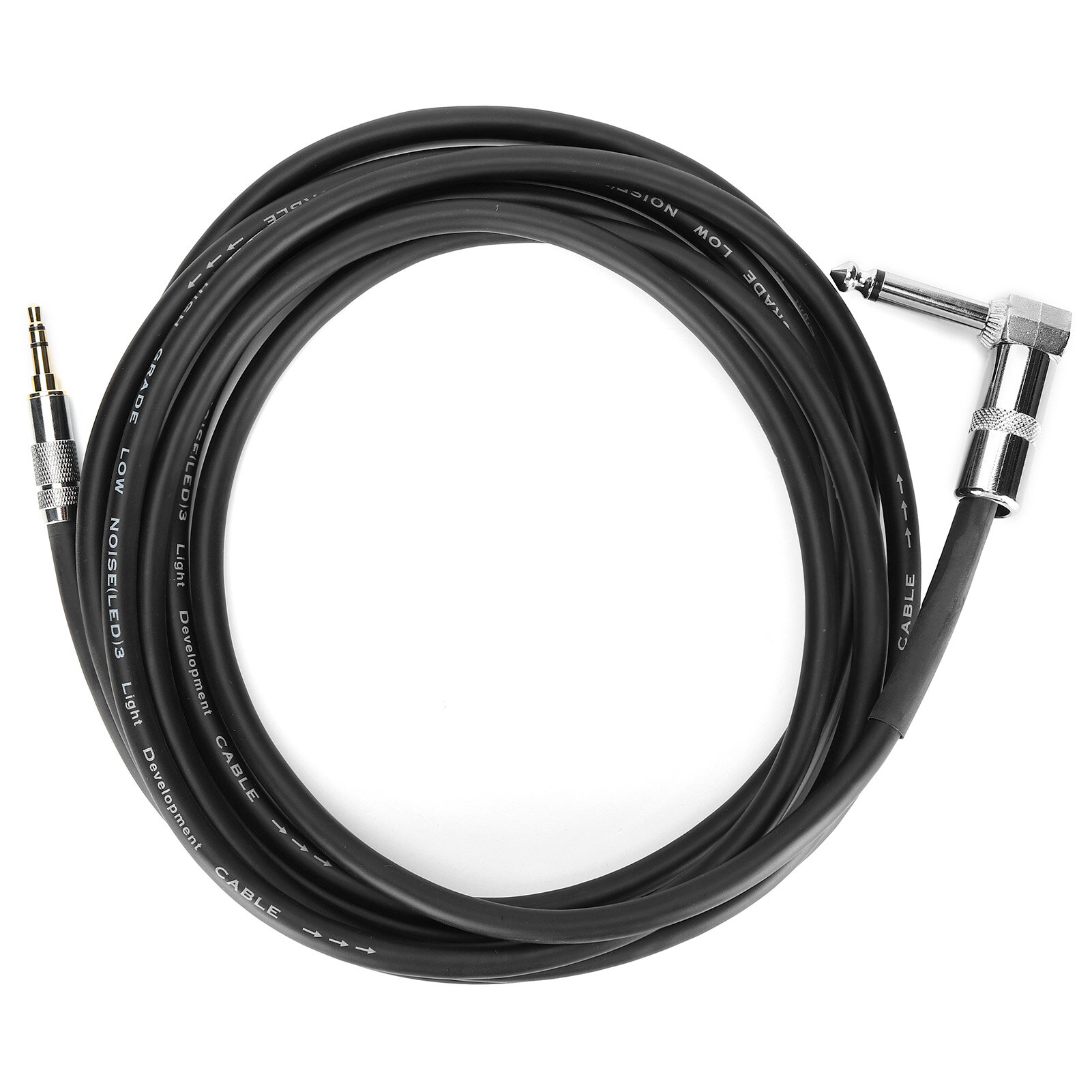 Кабель 6.35mm-to-3.5mm jack 1.5m (гитара, телефон)