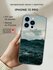 Чехол на Apple iPhone 13 Pro / Айфон 13 Про с принтом "Волны 11"