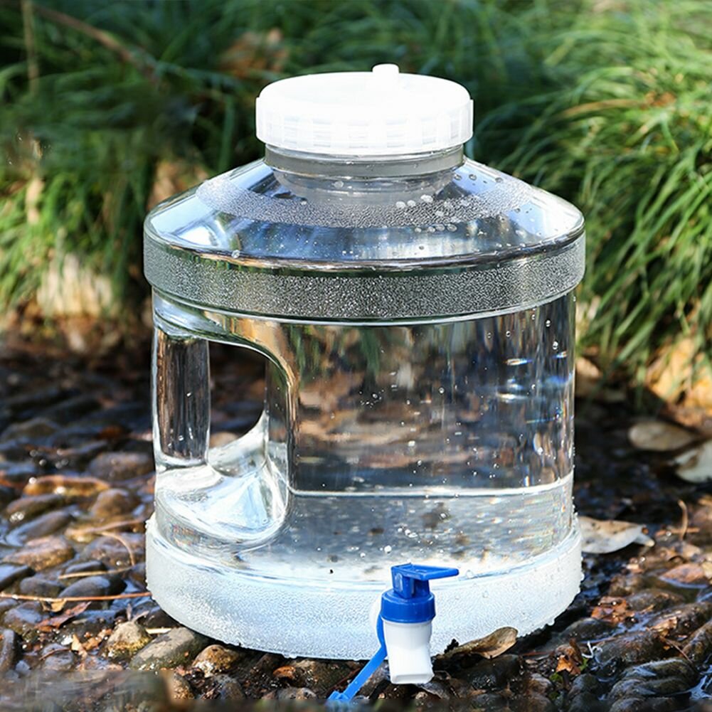 Переносной резервуар для воды объемом 7,5 литра с краном, большой контейнер для кемпинга и пикника