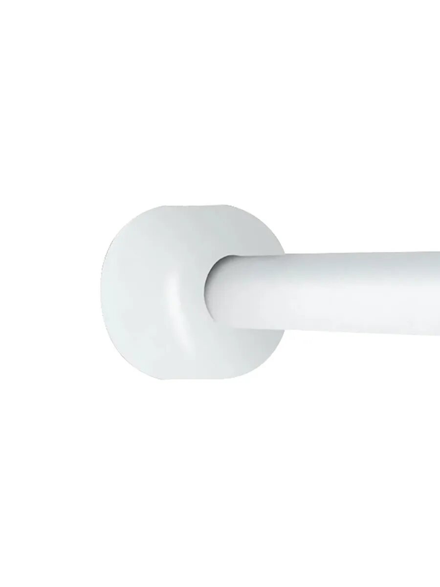 Карниз для ванной 80х170 см угловой белый