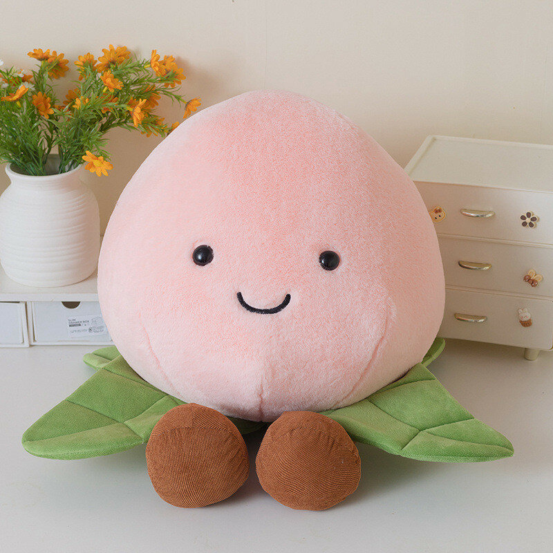 Cushion cute botanical plush with pp cotton fill for living room decor and bedroom accessory