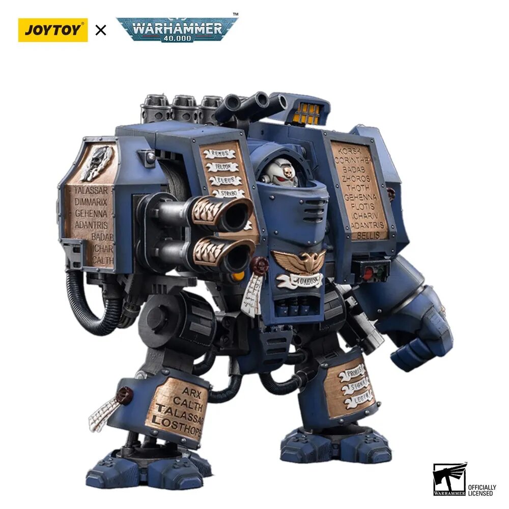 Подвижная фигурка JOYTOY Warhammer 40K Space Marines Ultramarines Venerable Dreadnought коллекция игрушек