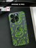 Чехол на Apple iPhone 15 Pro / Айфон 15 Про с принтом "Зеленый Гринч 3"