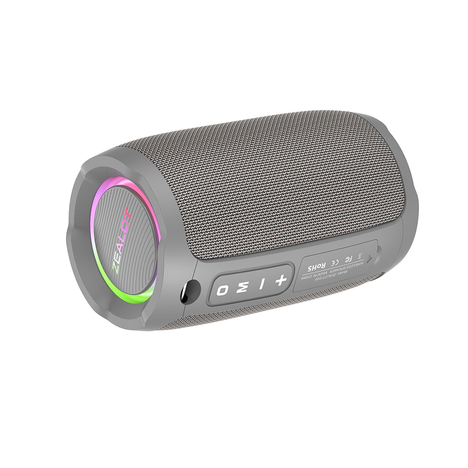 ZEALOT S49 портативный беспроводной колонка с технологией BT 5.2 40W IP67 водонепроницаемая колонка HiFi звук AUX TF карта звонок длительное время работы компактная и портативная для вечеринки черный синий камуфляж серый ABS 3.7V 3600mAh 10m 20HZ-20KHZ