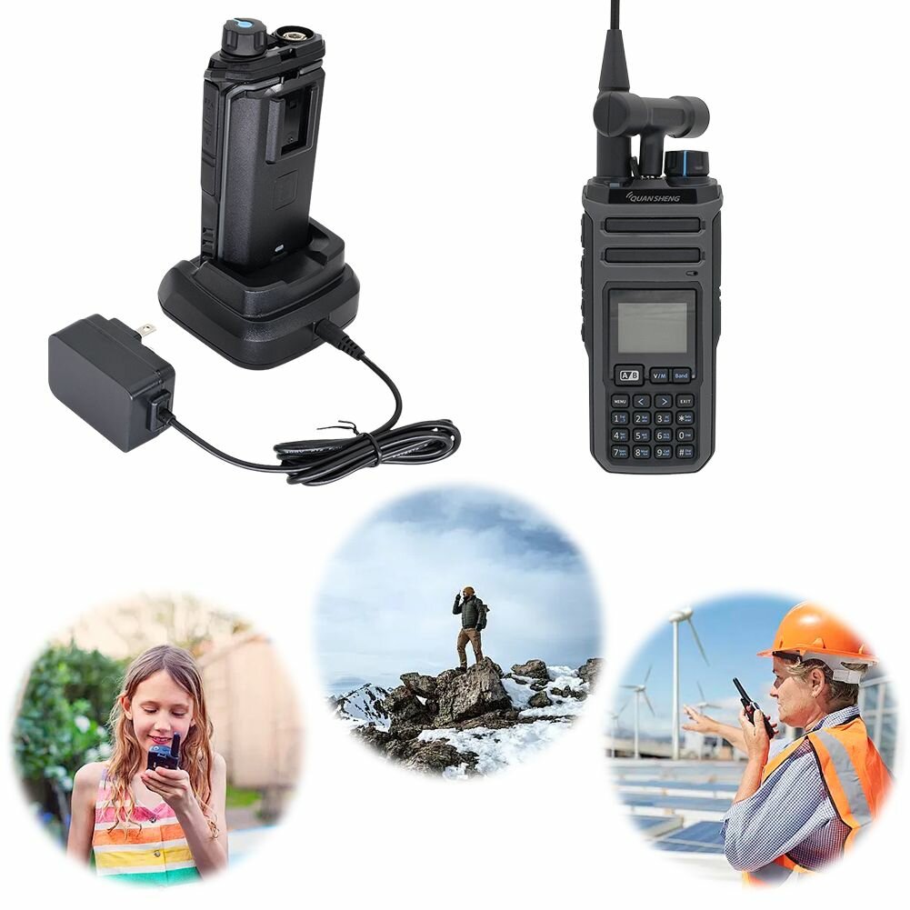 Рация Quansheng TK11(5) Taiko Kong: двухдиапазонная, широкополосная, автомобильная и портативная