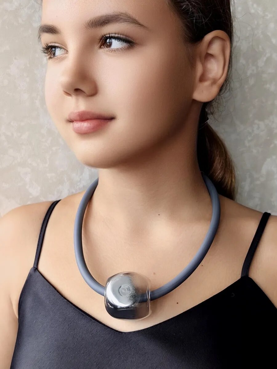 Колье, стекло, муранское стекло