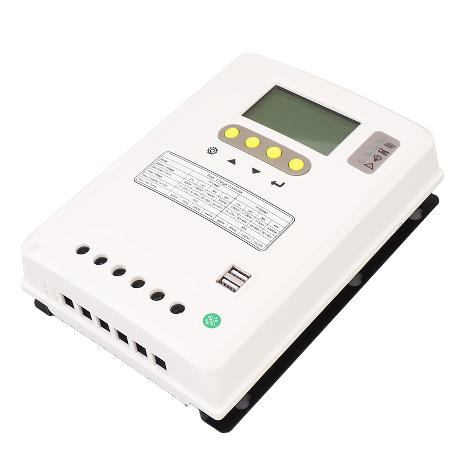 12 В 24 В 36 В 48 В ШИМ-контроллер заряда на солнечной батарее с ЖК-дисплеем, литиевая электрическая активация, регулятор заряда солнечной панели 120A