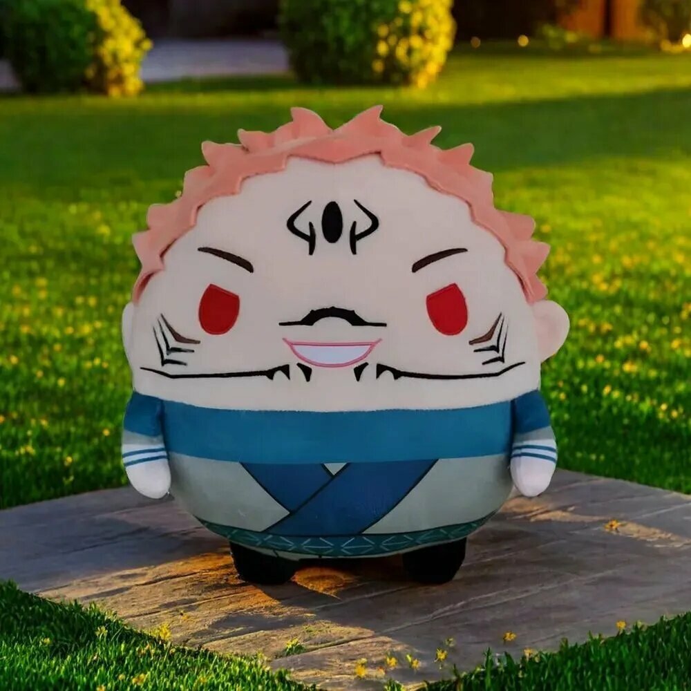 Игрушка антистресс мягкая Магическая битва Сукуна Рёмэн Jujutsu Kaisen Sukuna Ryoumen , мягкие игрушки аниме 22СM