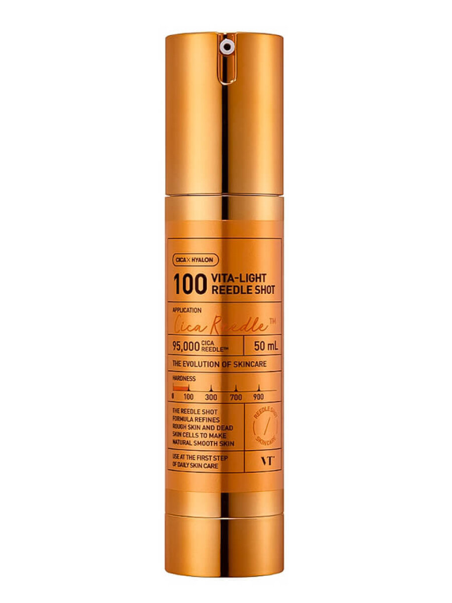 VT Cosmetics Бустер-сыворотка для лица с микроиглами и витамином C / Vita-Light Reedle Shot 100, 50 мл