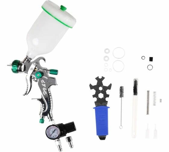 Краскопульт HVLP с верхним баком, сопло 1.7 мм NORDBERG NP7117